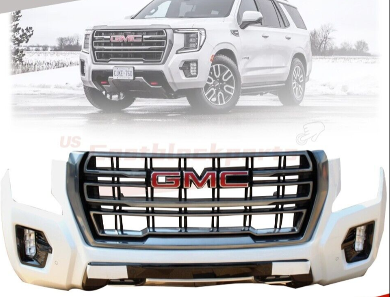 2021-2024 GMC YUKON AT4 Front Bumper Assmbly with Fog Light Grille Aba ...