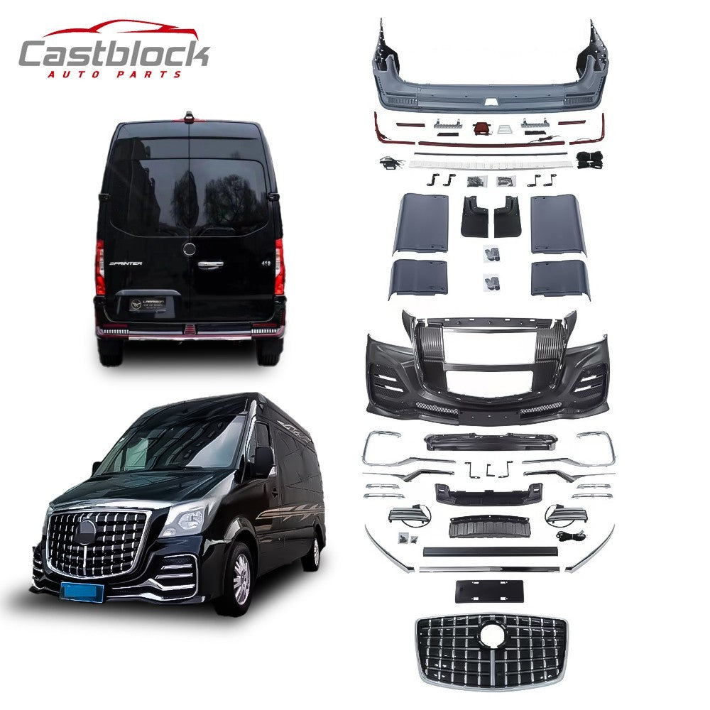 For 2014-2019 MercedesBenz Sprinter 2500 W906 Upgrade Full Bumper Kit ...